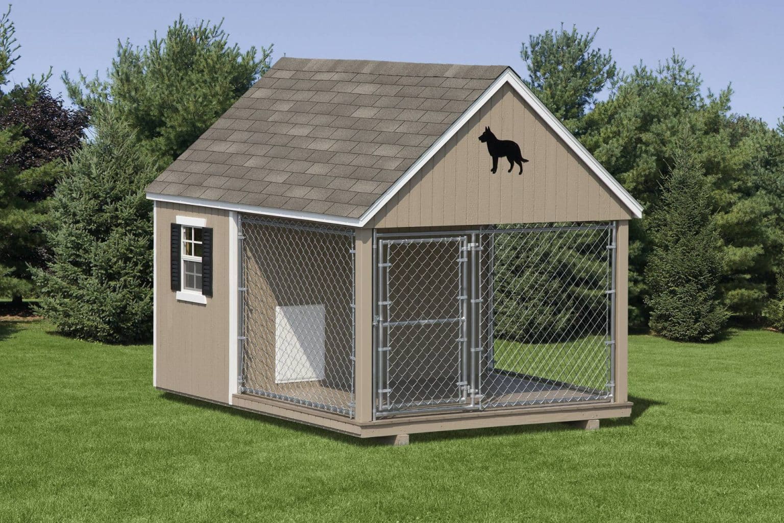 14 Homemade Outdoor Dog Kennel Ideas [DIY] - Northern Feeling