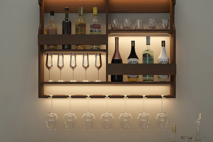 20 Clever Bar Cabinet Ideas for a Well-Organized Home - Northern Feeling